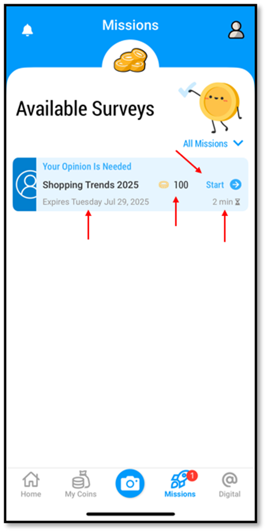 How do I earn rewards for surveys? – CoinOut