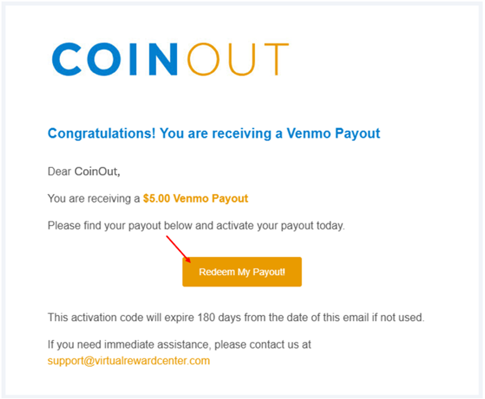 How do I claim my Venmo Reward? – CoinOut